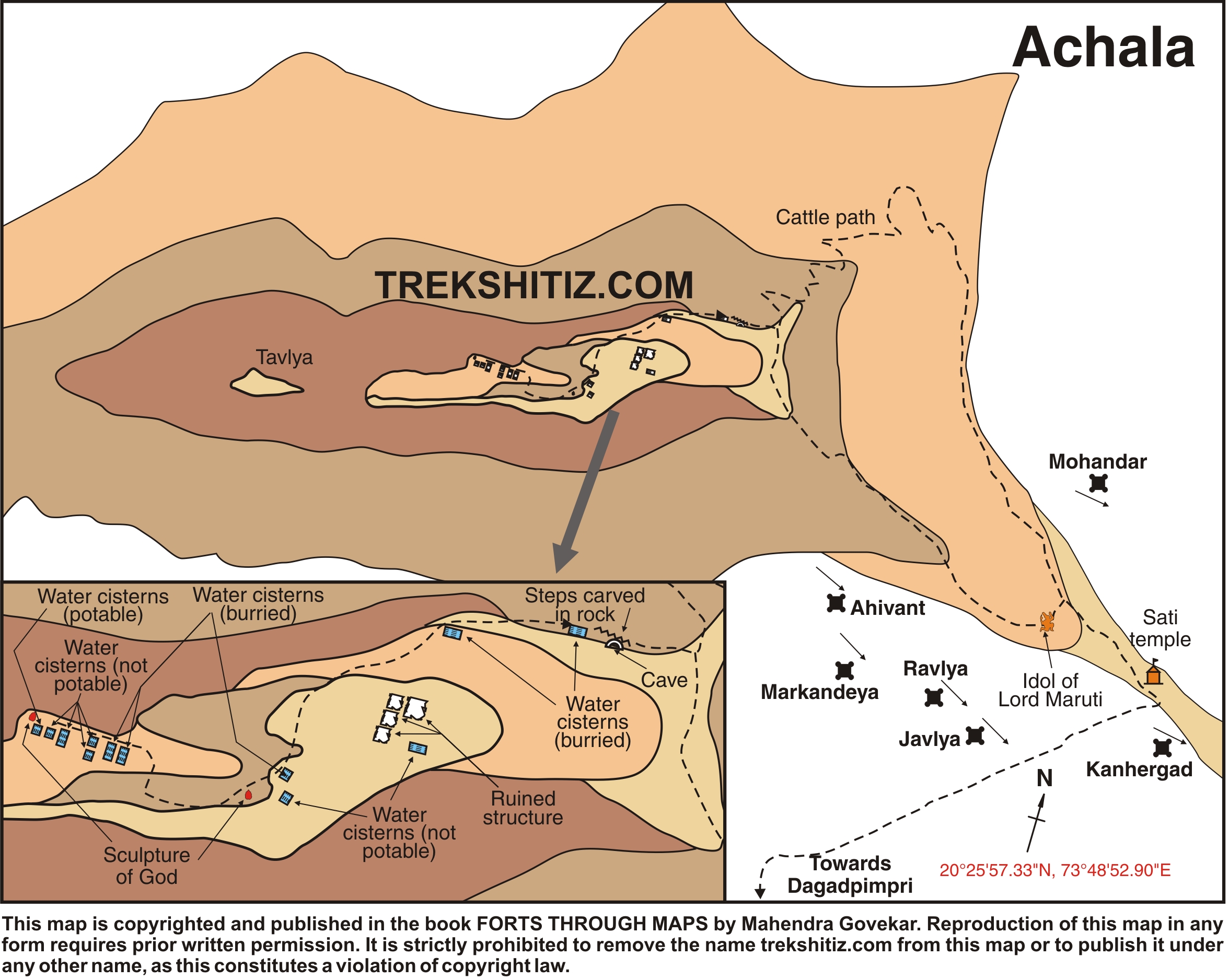 Achala English Map