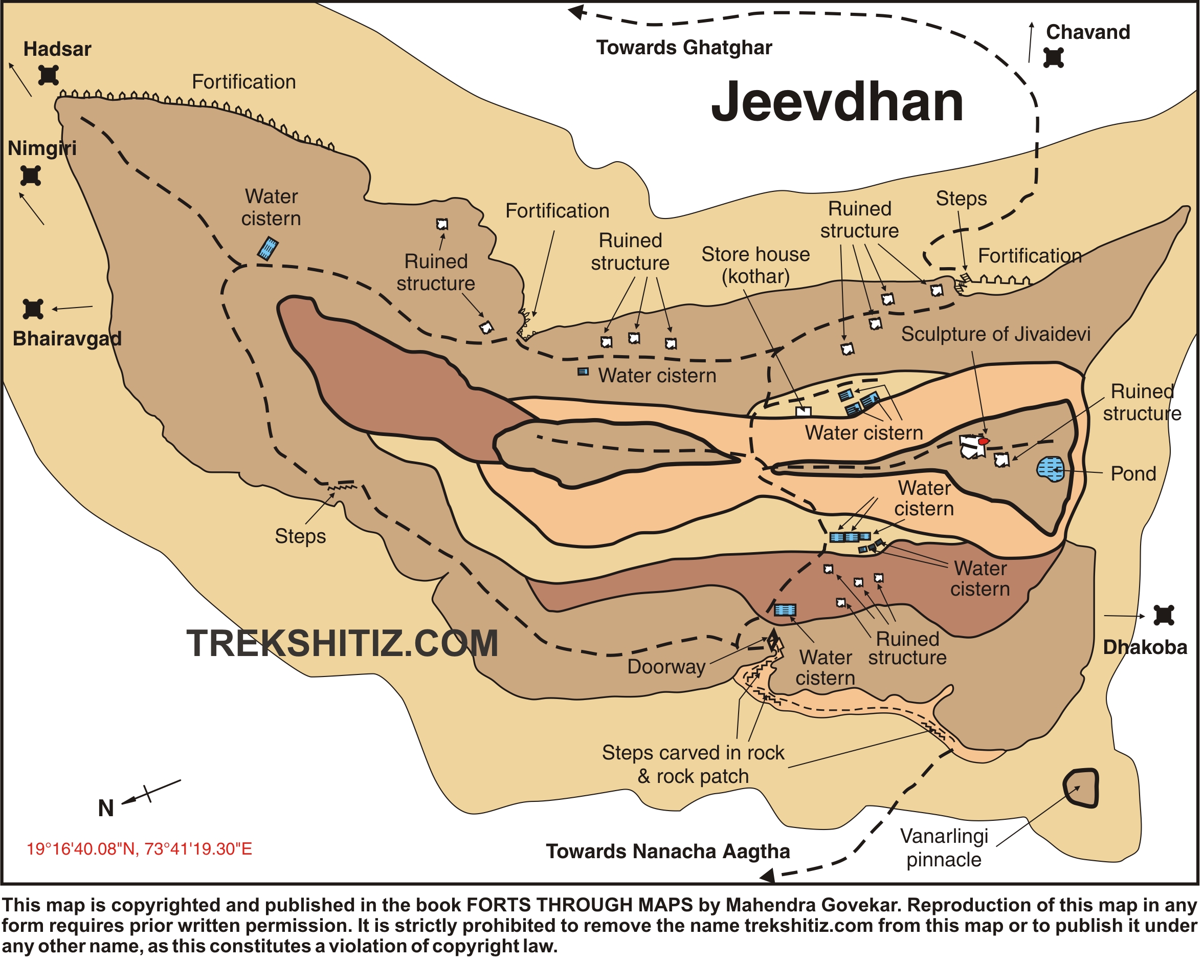 Jivdhan English Map