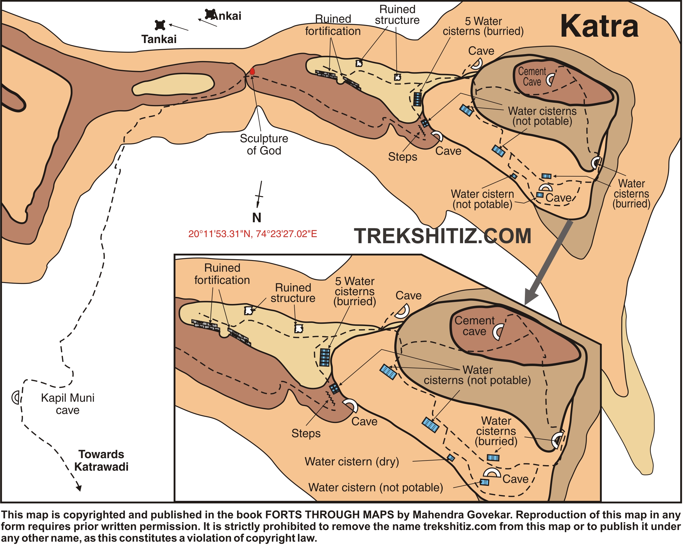 Katra English Map