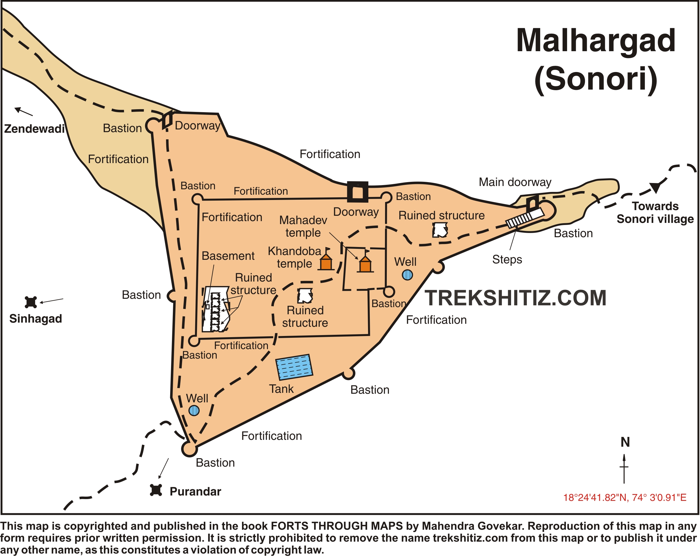 Malhargad English Map