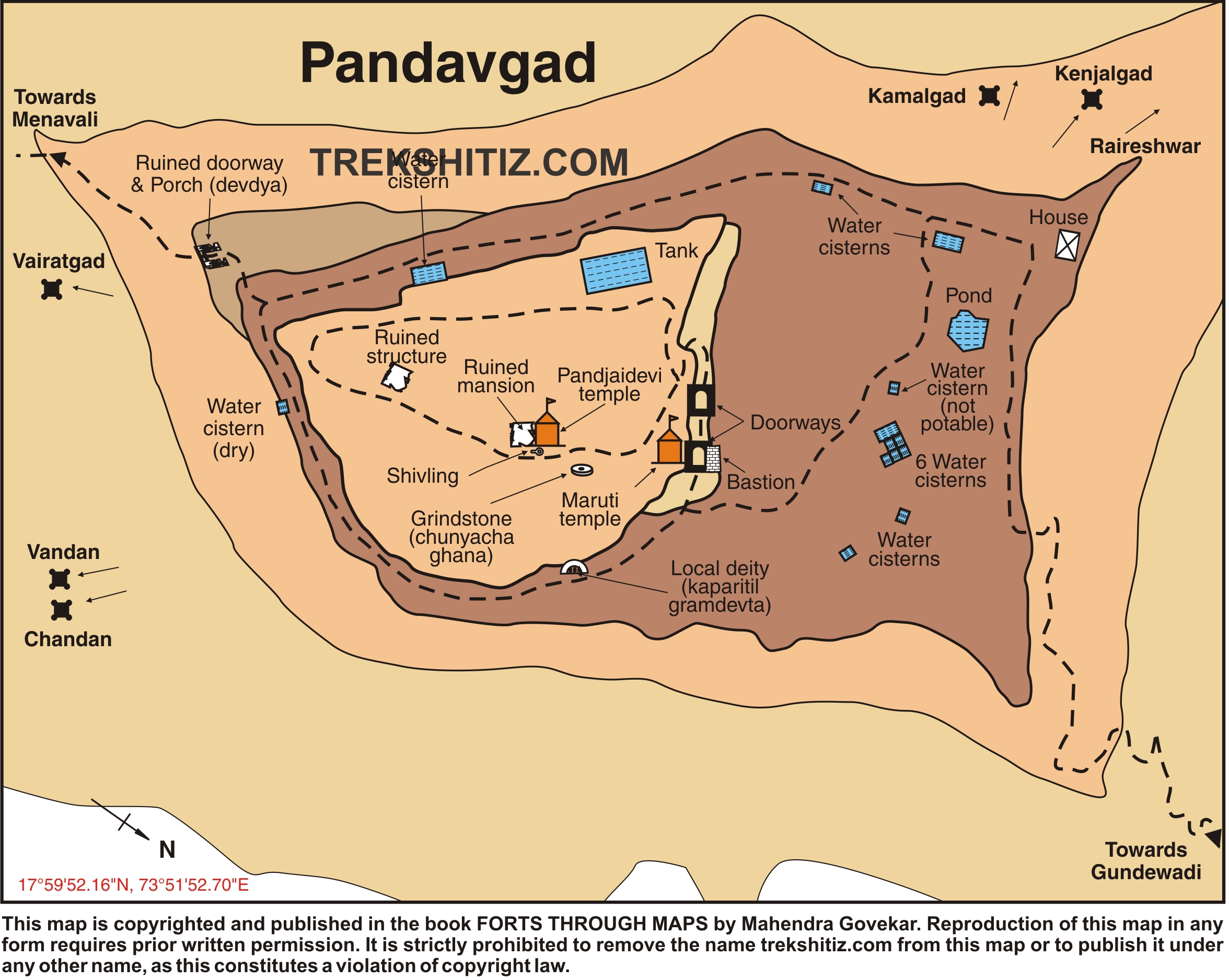 Pandavgad English Map