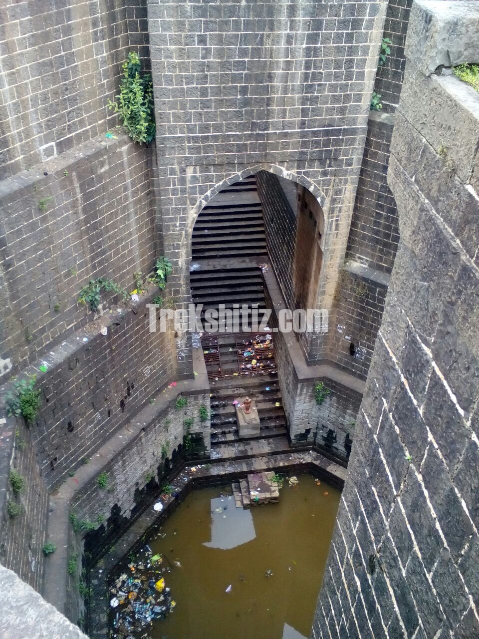Stepped well Near Kamla Bhavani Mandir Karmala Fort
